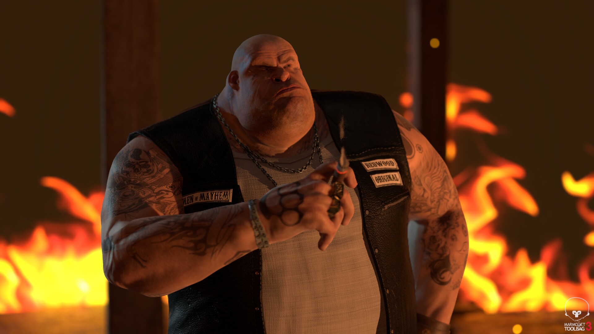 ArtStation - The Thug ( Game Character, 80k tri)