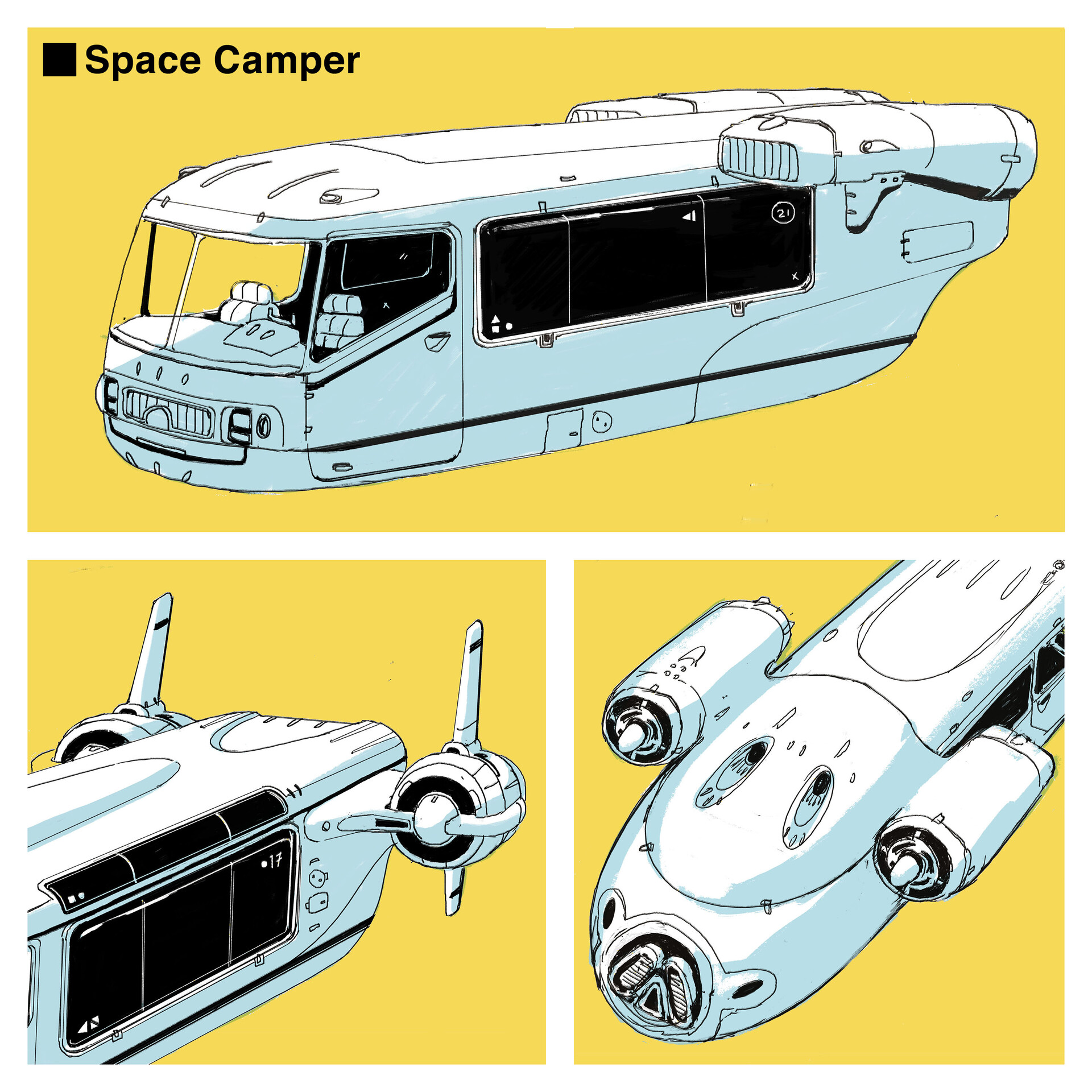 ArtStation - Space Camper Van