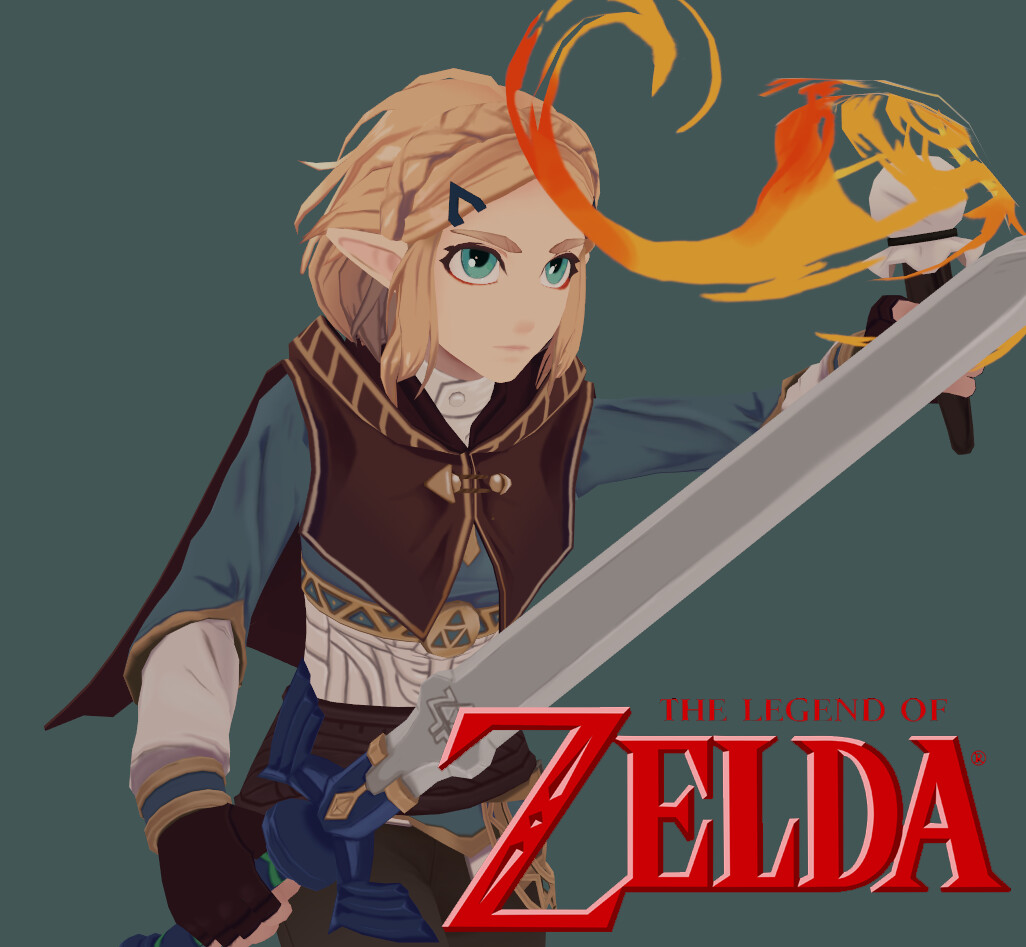 ArtStation - The Legend of Zelda - Zelda walk animation