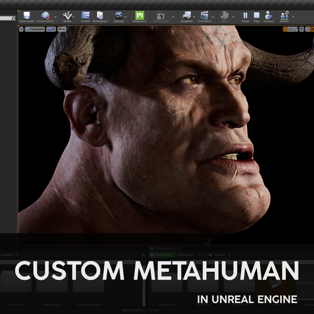 ArtStation - Metahuman Facial Rig Customization Tool