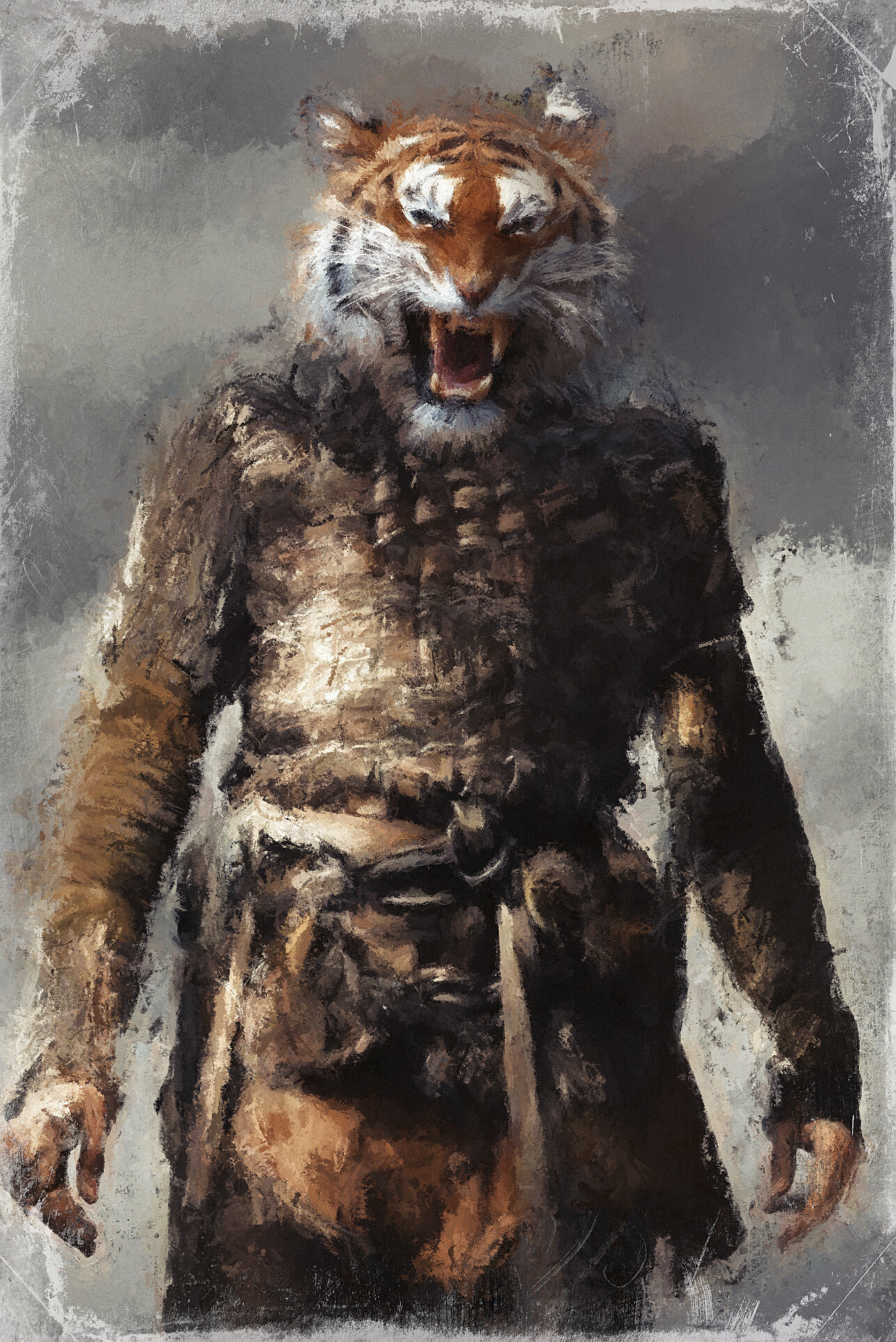 ArtStation - Tiger Warrior