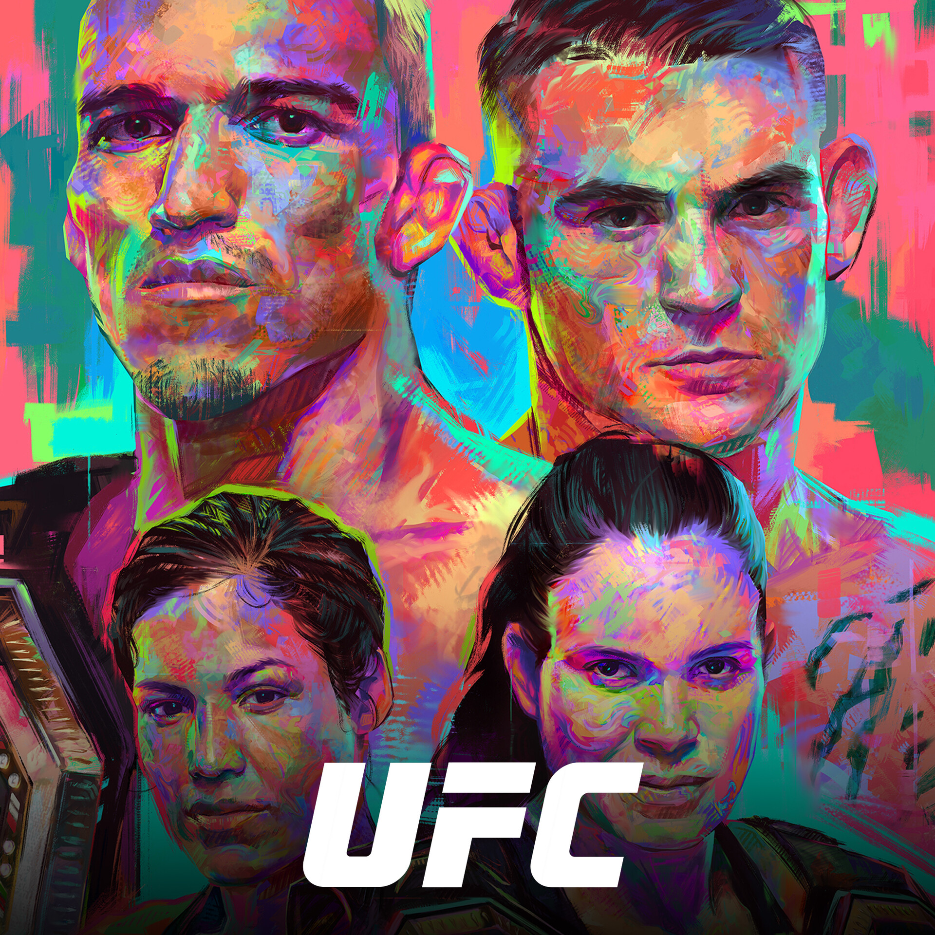 ArtStation - UFC 269 Artist series