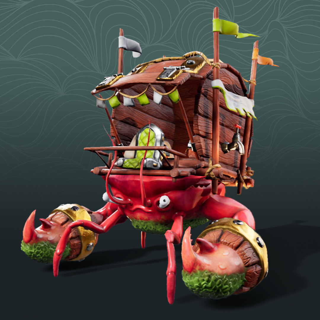 ArtStation - Stylised Crab Mount