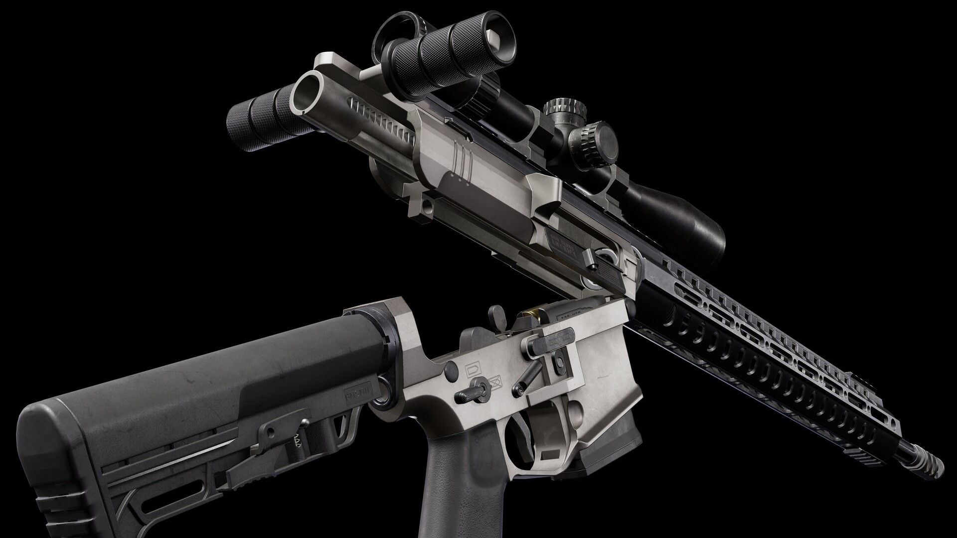 ArtStation - POF ReVolt Rifle