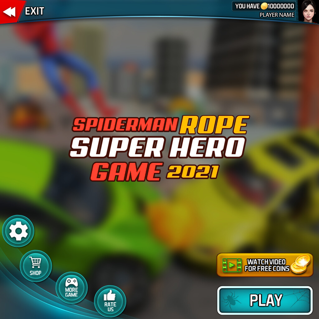 ArtStation - Spider Man Super Hero Game UI Design