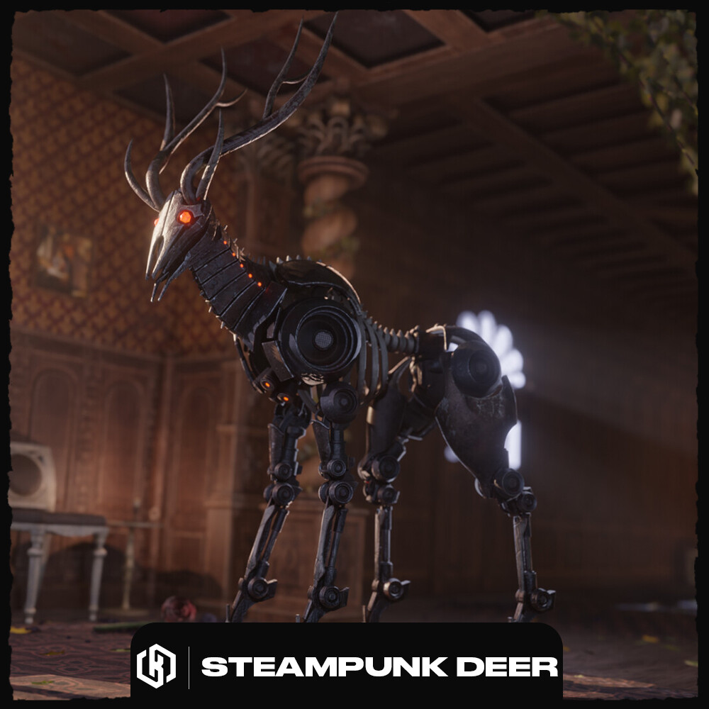 Kaino university - Steampunk Deer