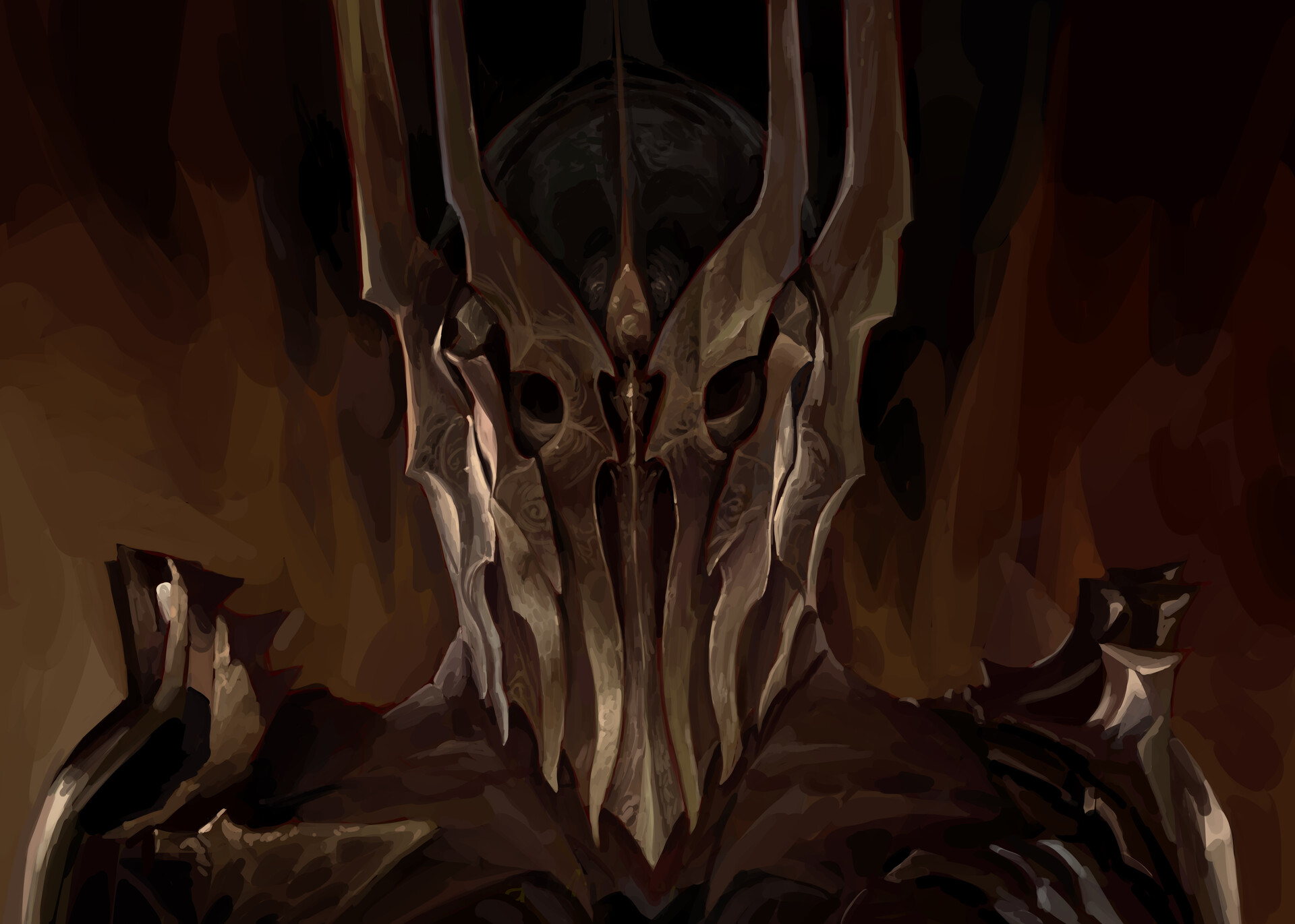 ArtStation - Lotr color&light study