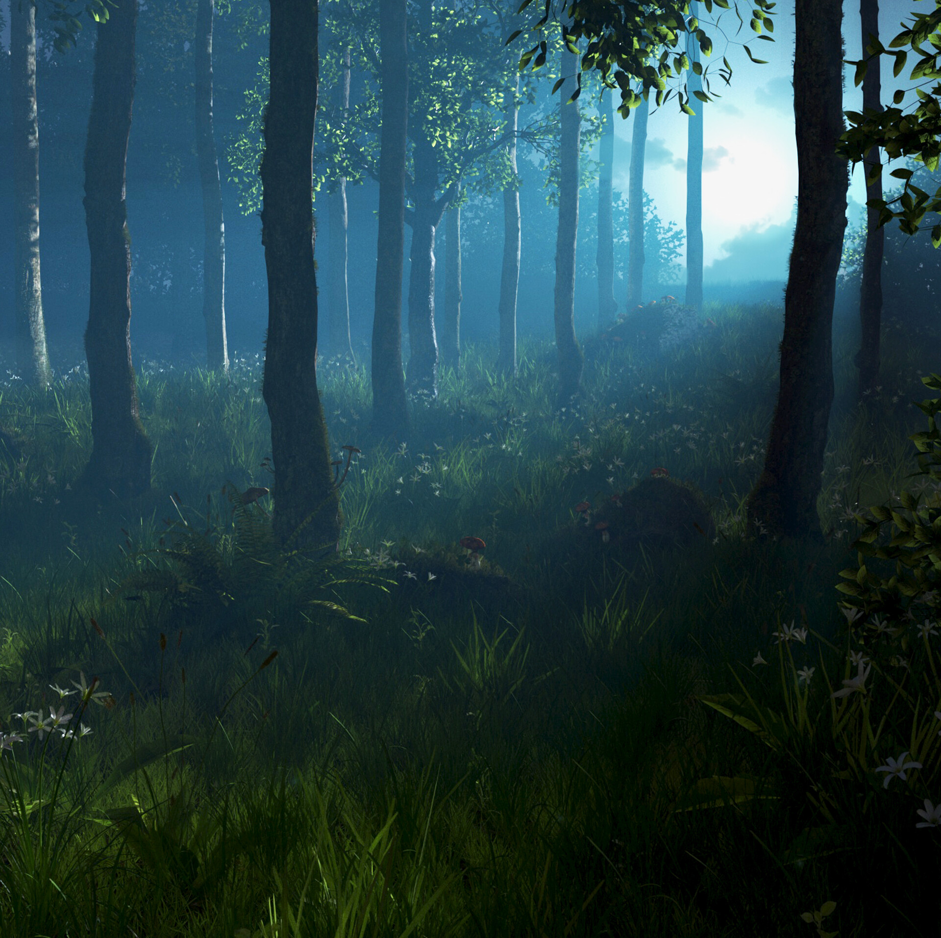 ArtStation - ENCHANTED - FOREST - ENVIRONMENT