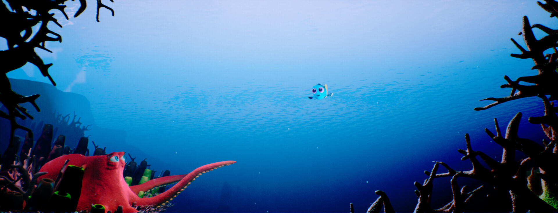 ArtStation - Hank and baby Dory
