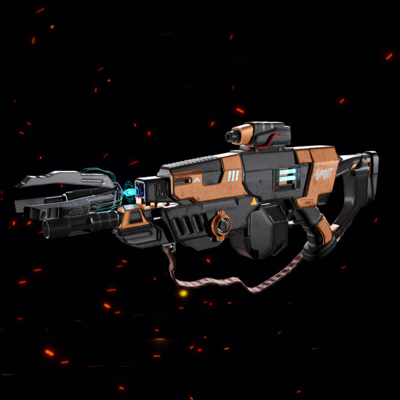 ArtStation - Aliens sci fi assault rifle