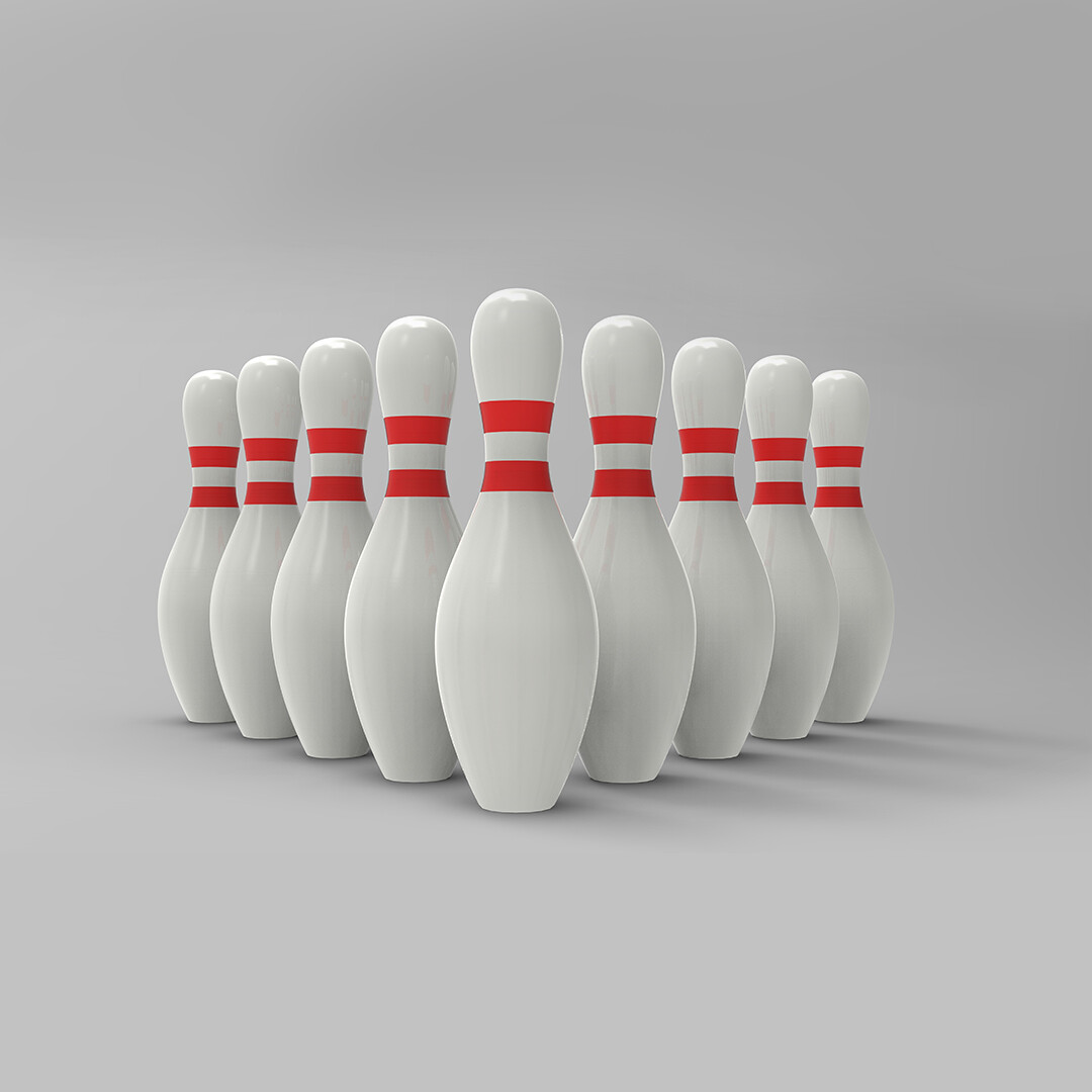 ArtStation - Nine Pin Bowling