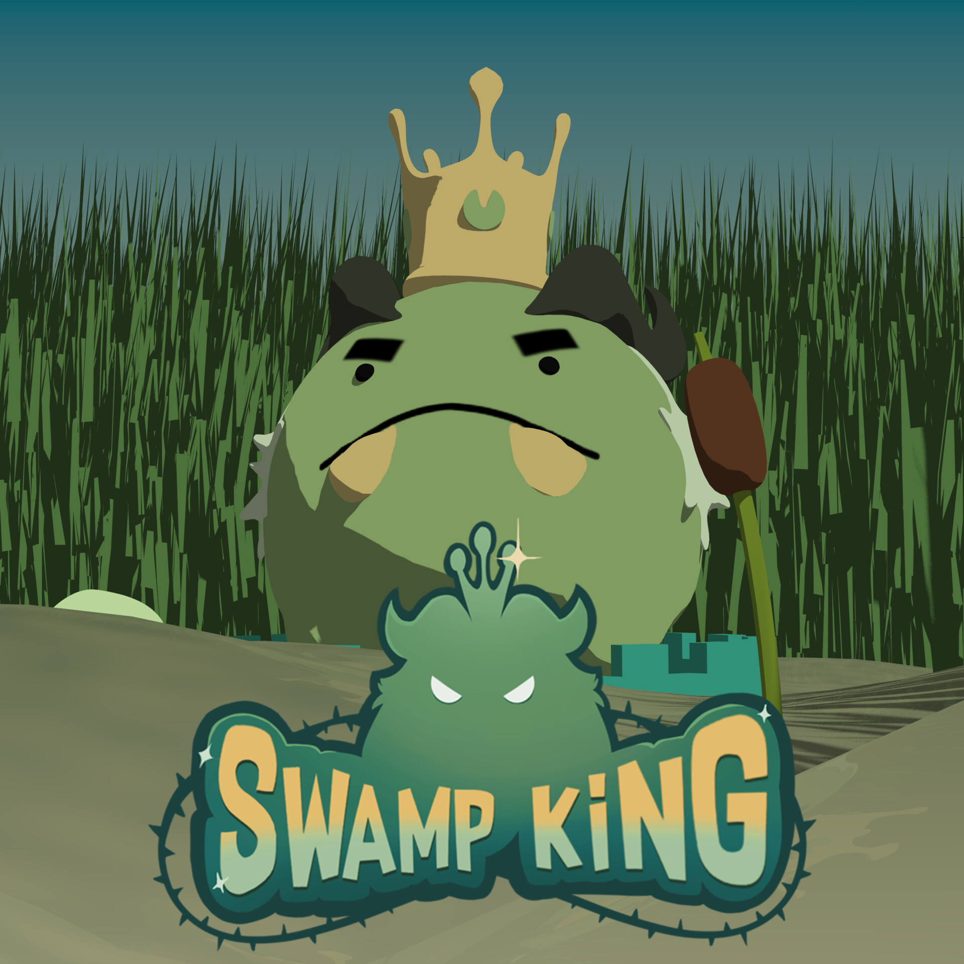 ArtStation - Swamp King - King Frog