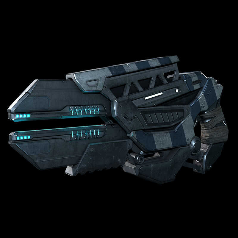 ArtStation - Sci-Fi Blaster Concept Attempt