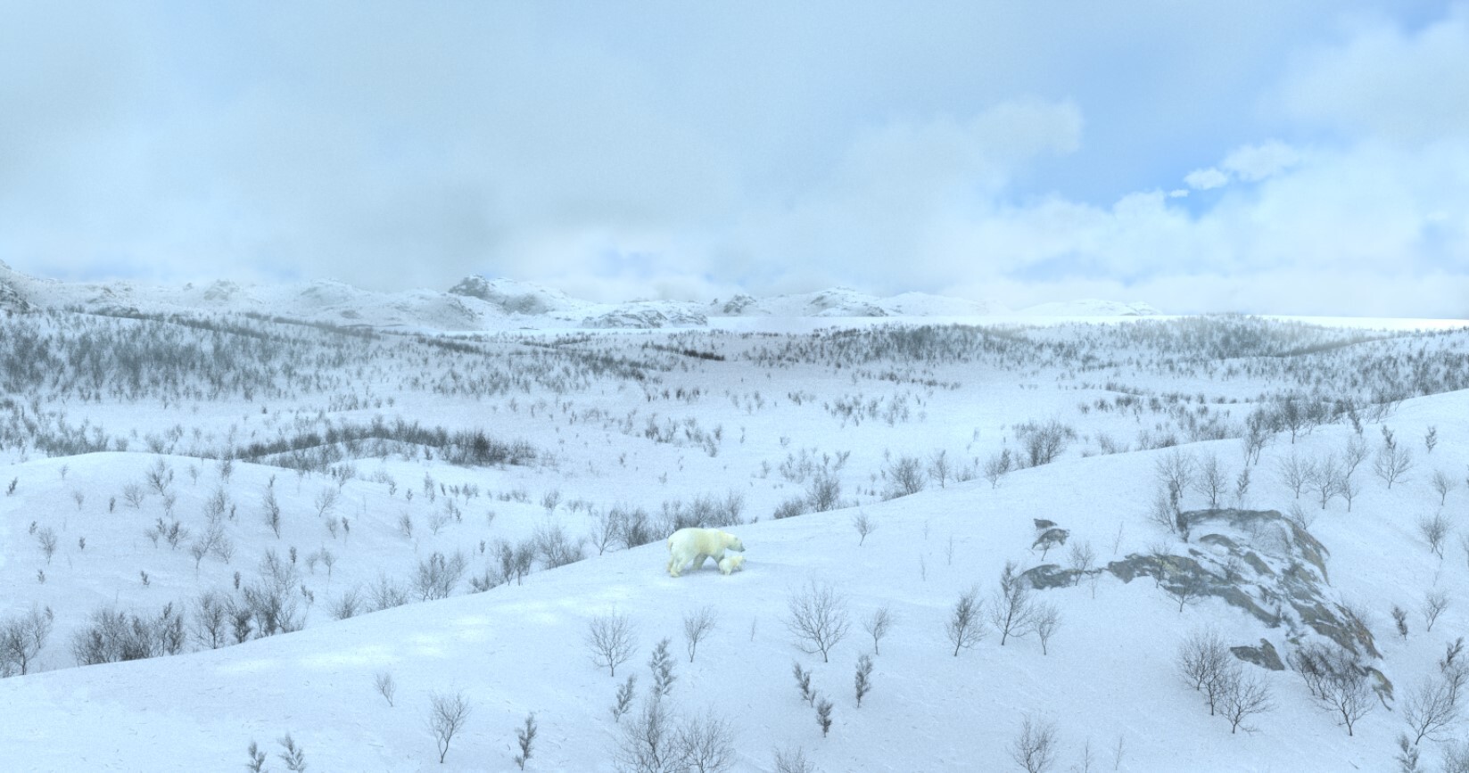 ArtStation - Snow land Environment