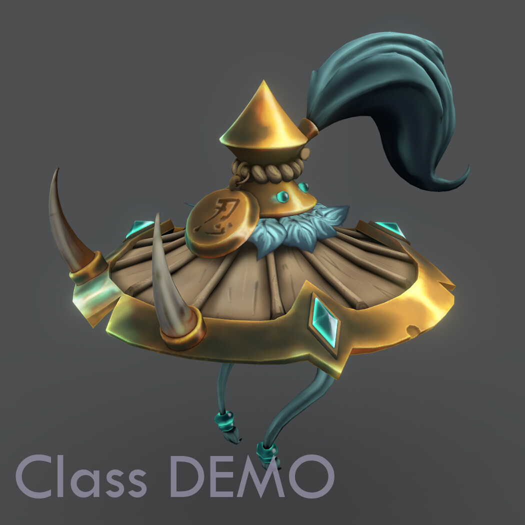 ArtStation - Prop - Assassin Hat