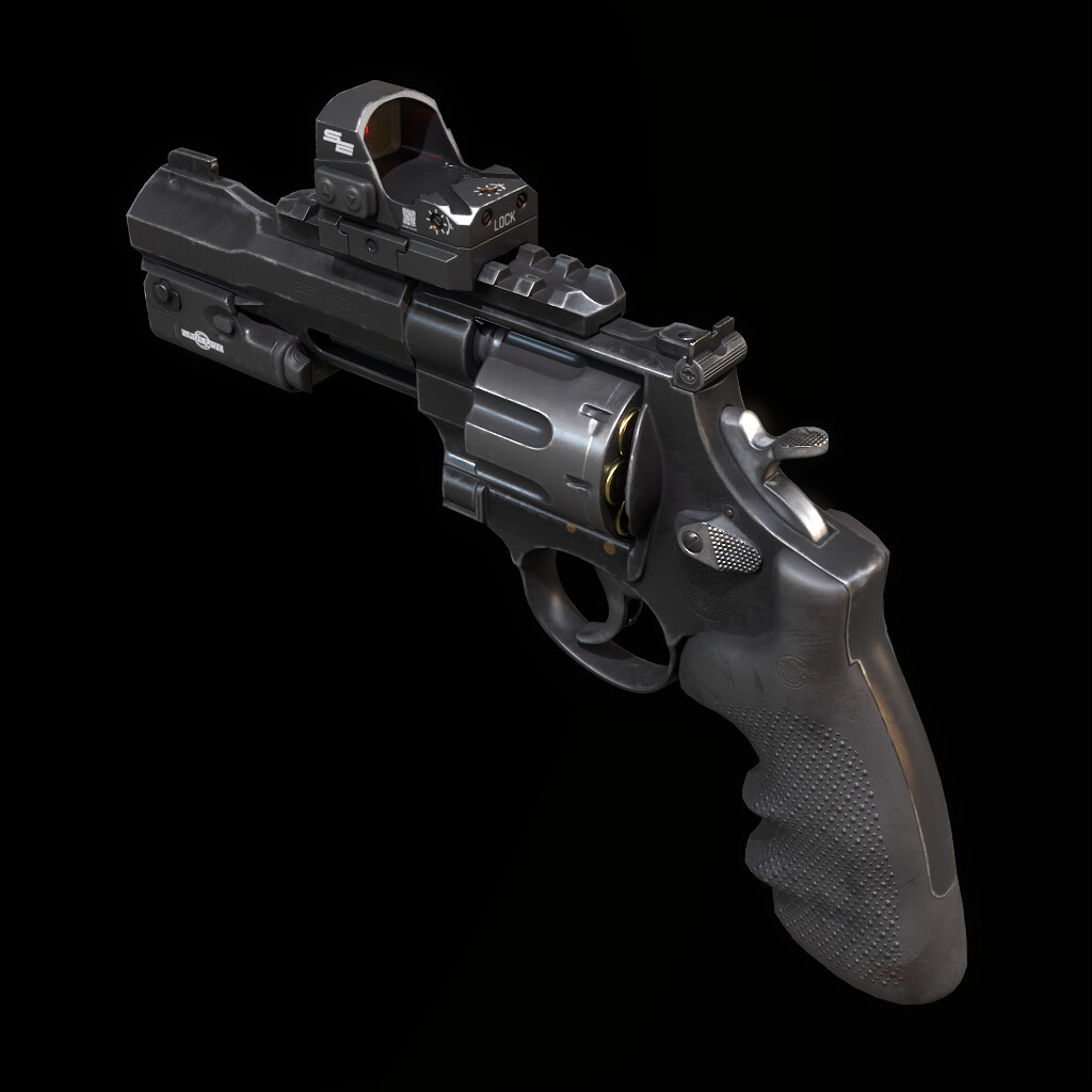 ArtStation - Revolver S&W .357 Magnum