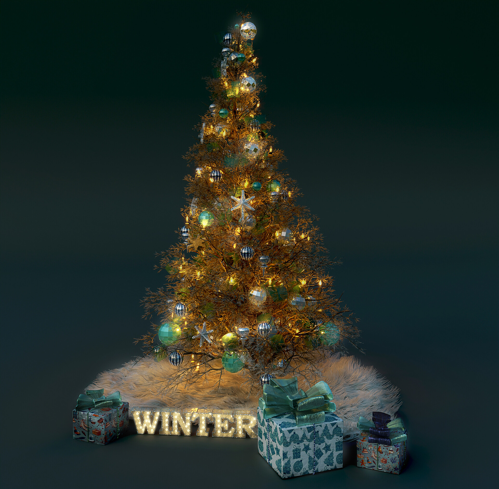 ArtStation - Christmas tree model