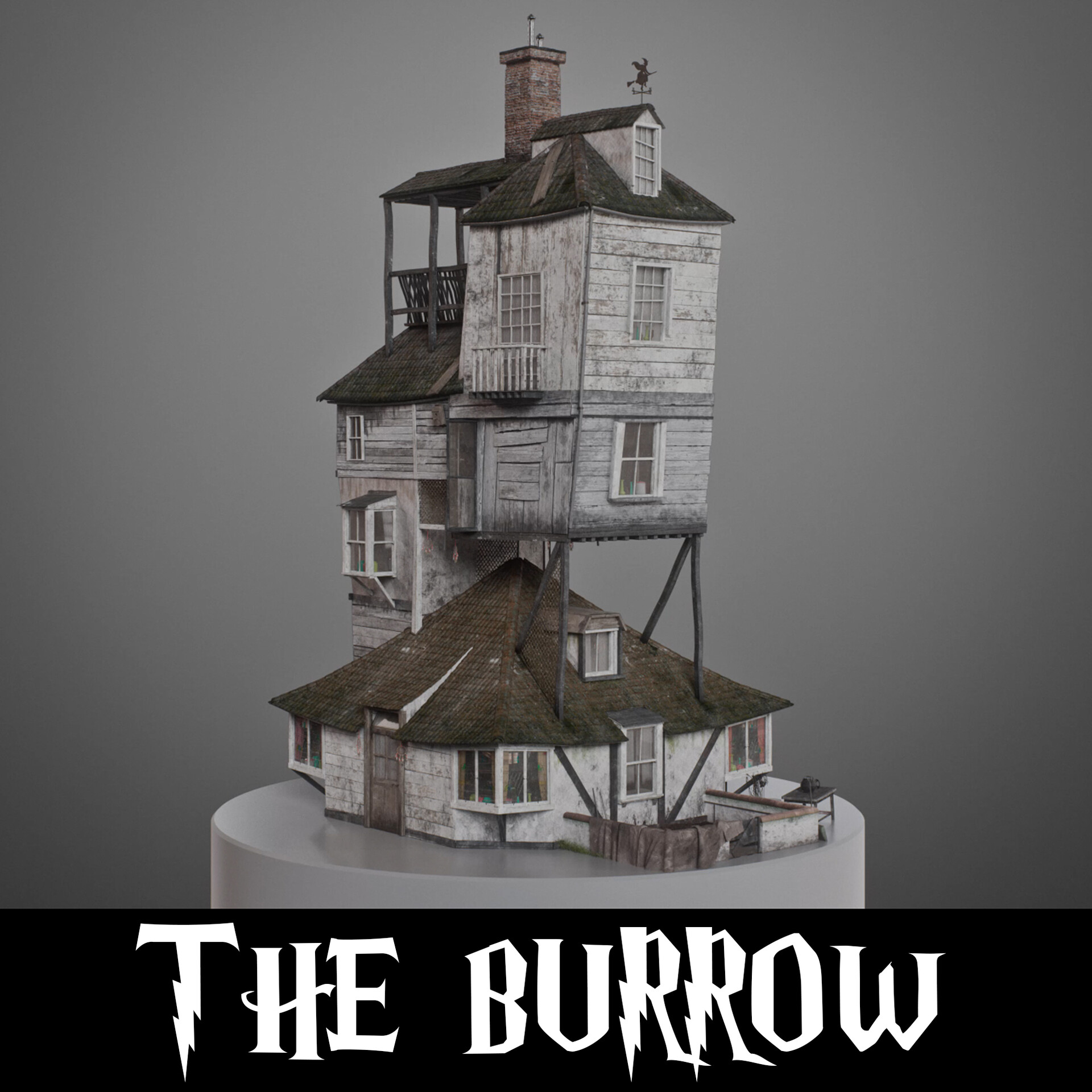ArtStation - The Burrow - Harry Potter Breakdown (2021)