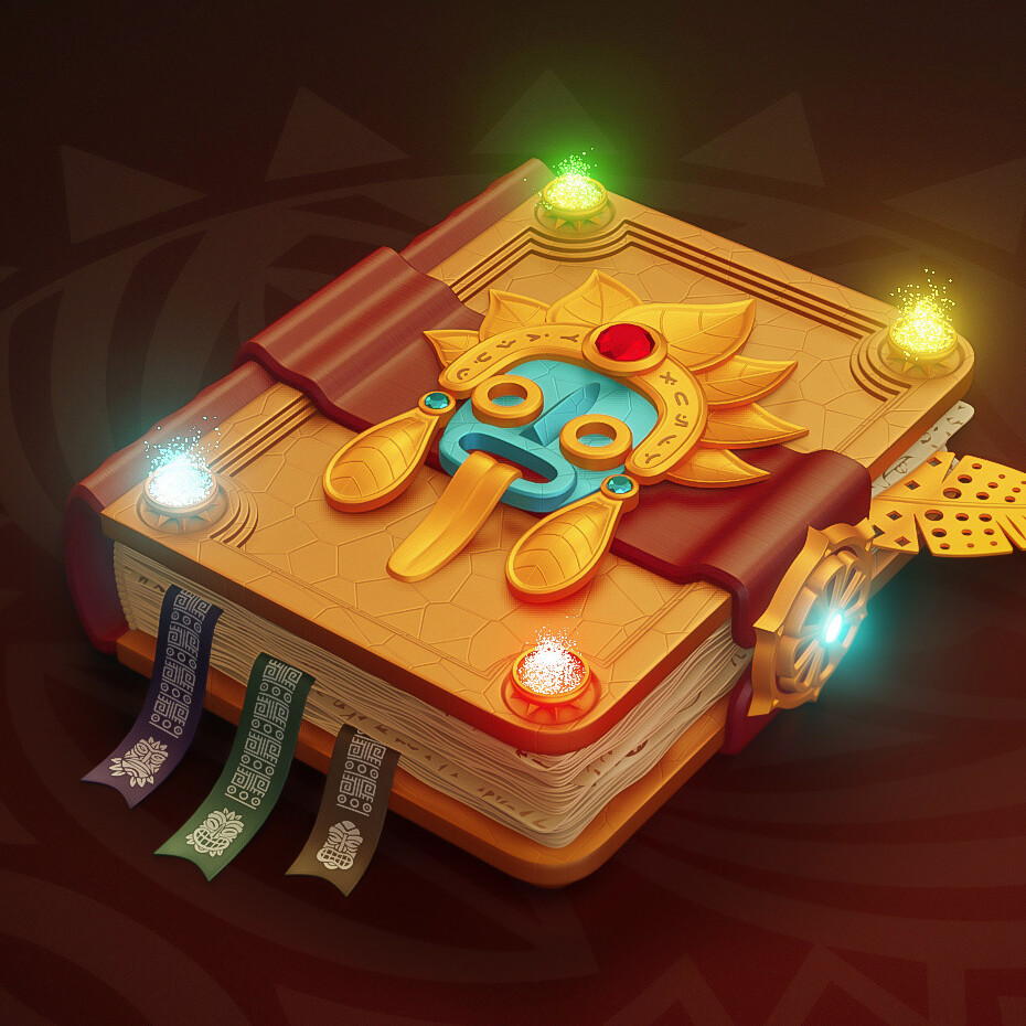ArtStation - Ancient magic book