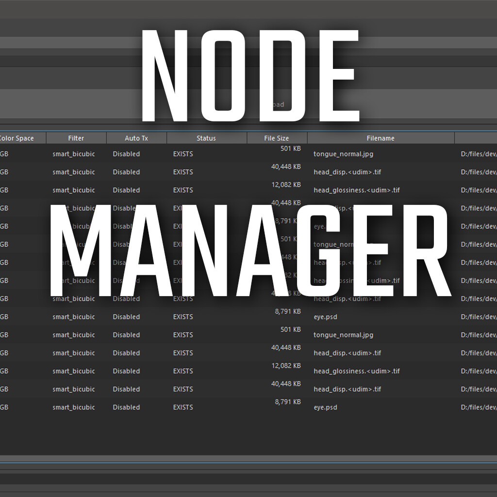 ArtStation - Node Manager Script