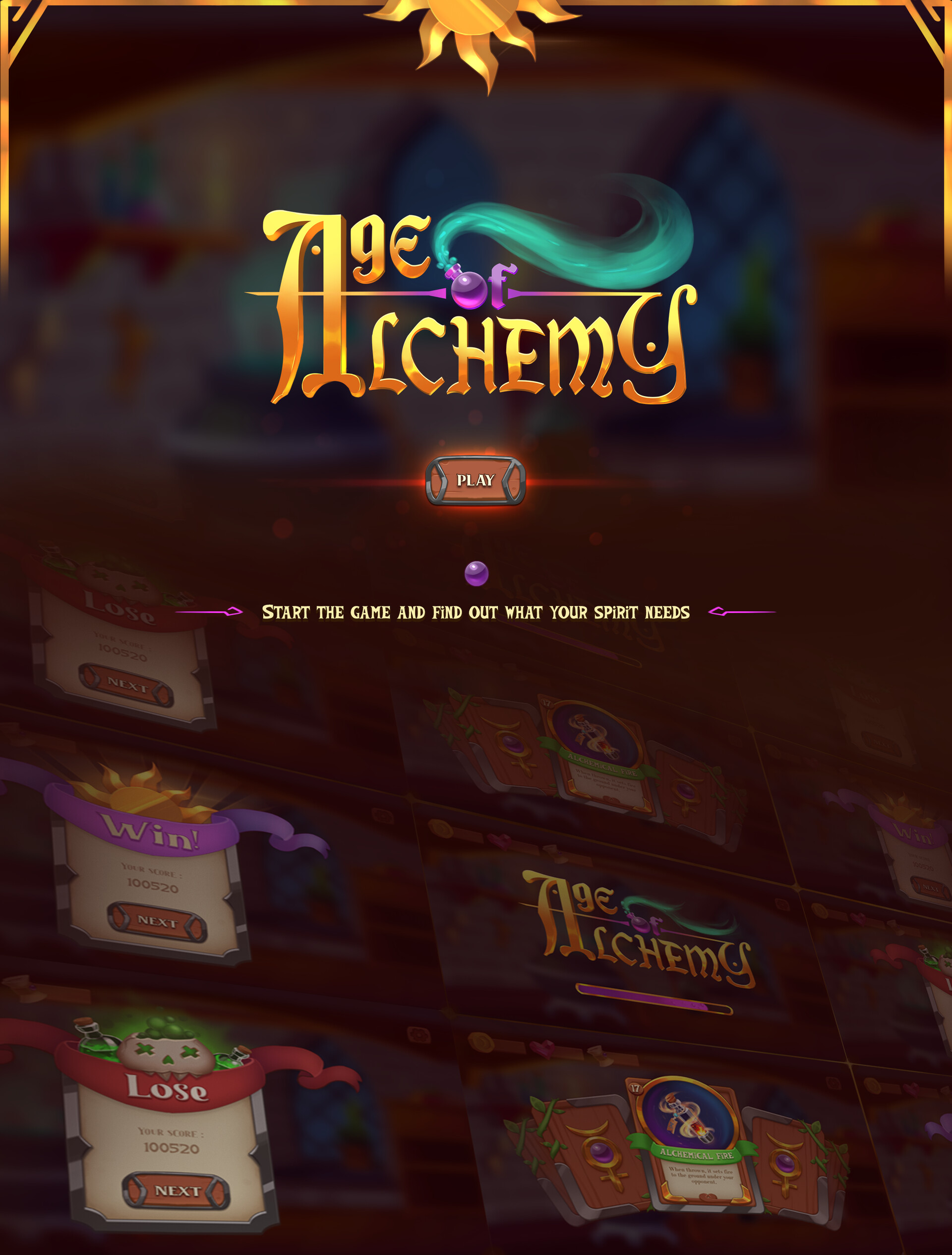 ArtStation - Game UI for card game