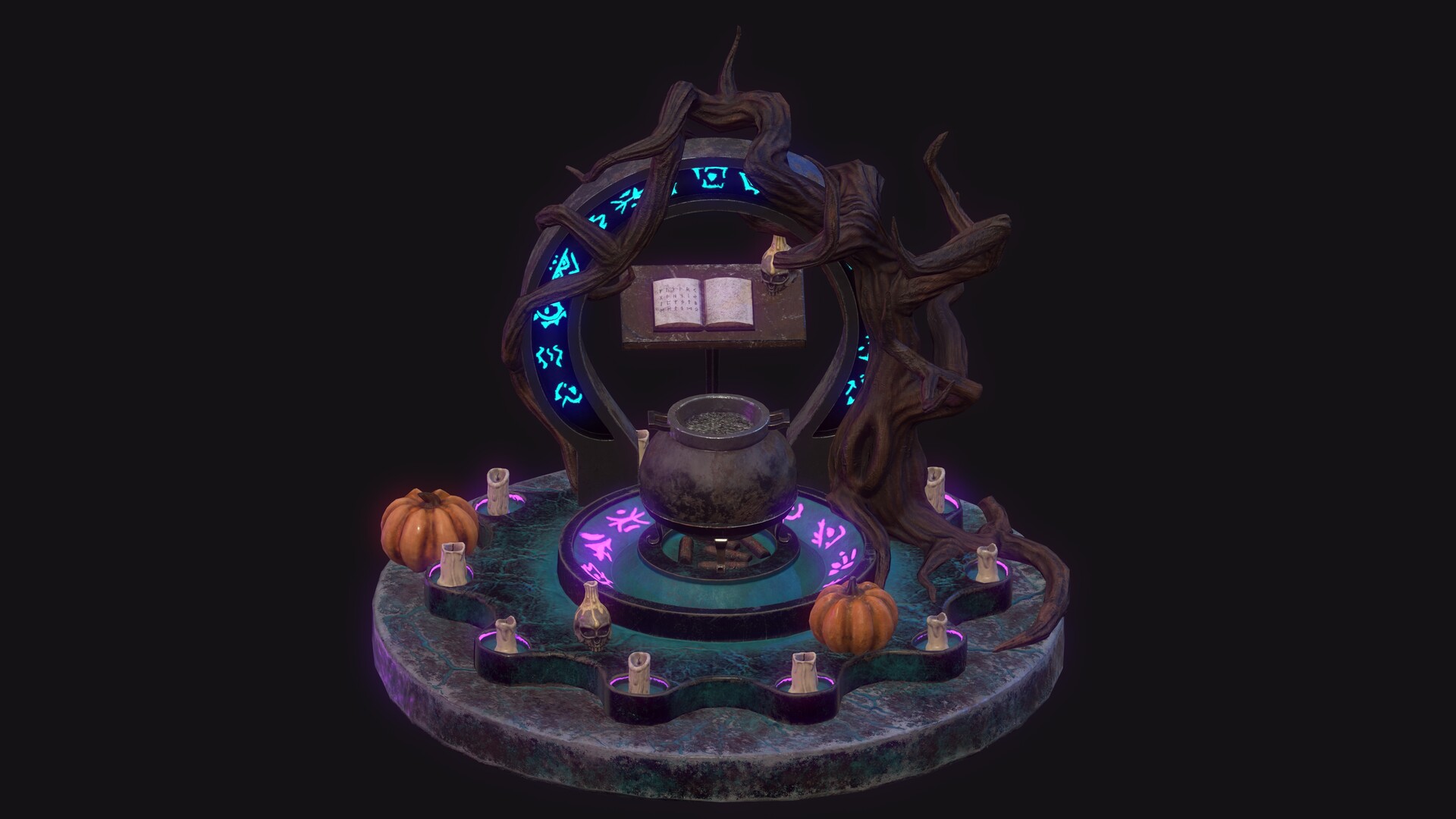 ArtStation - Dark magic halloween