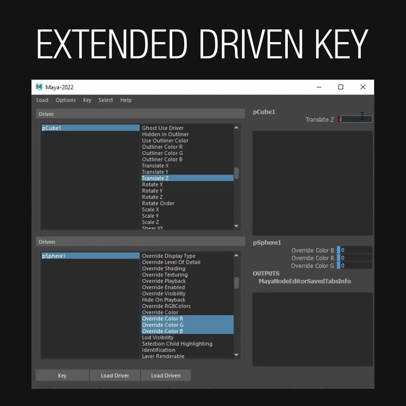 ArtStation - Extended Driven Key