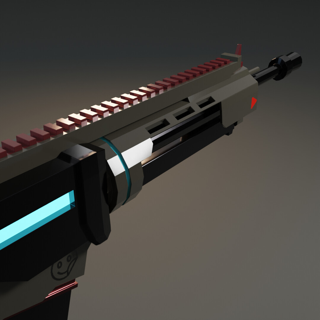 ArtStation - near future assault rifle