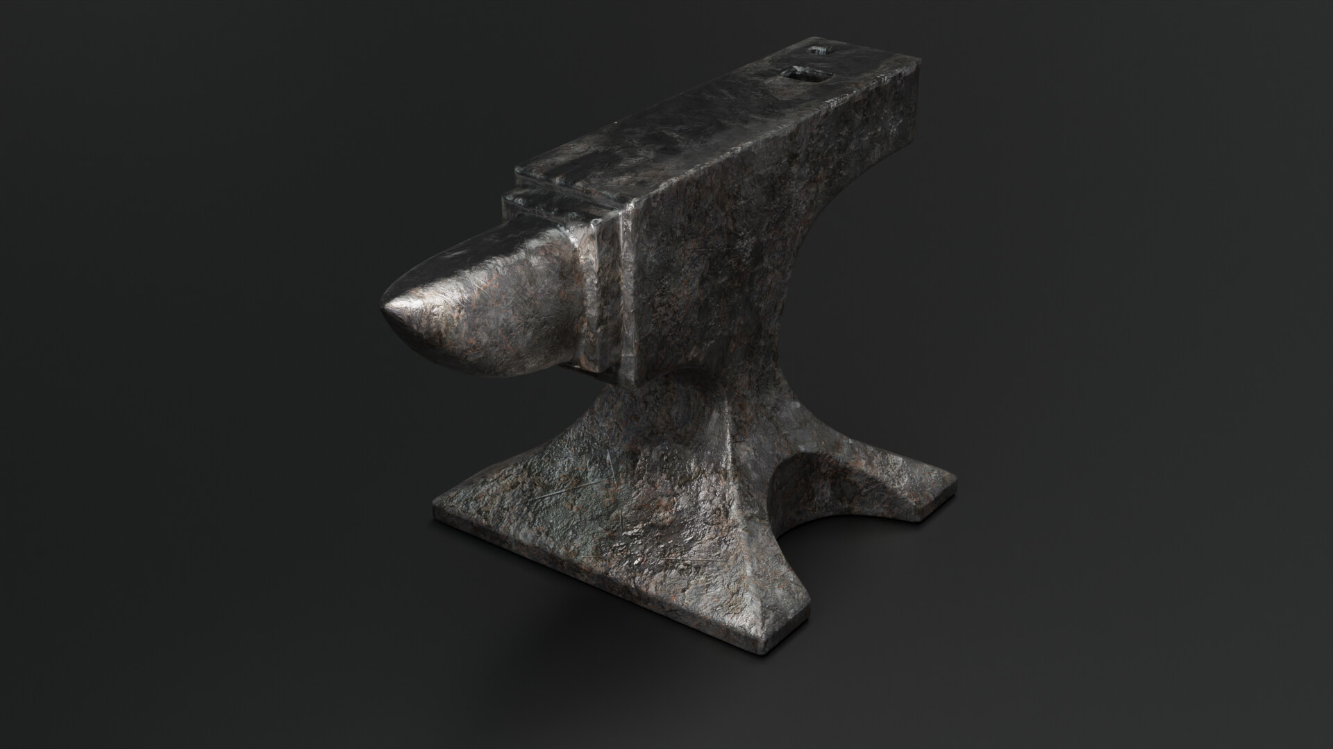 ArtStation - An Anvil, followed another tutorial by Blenderguru