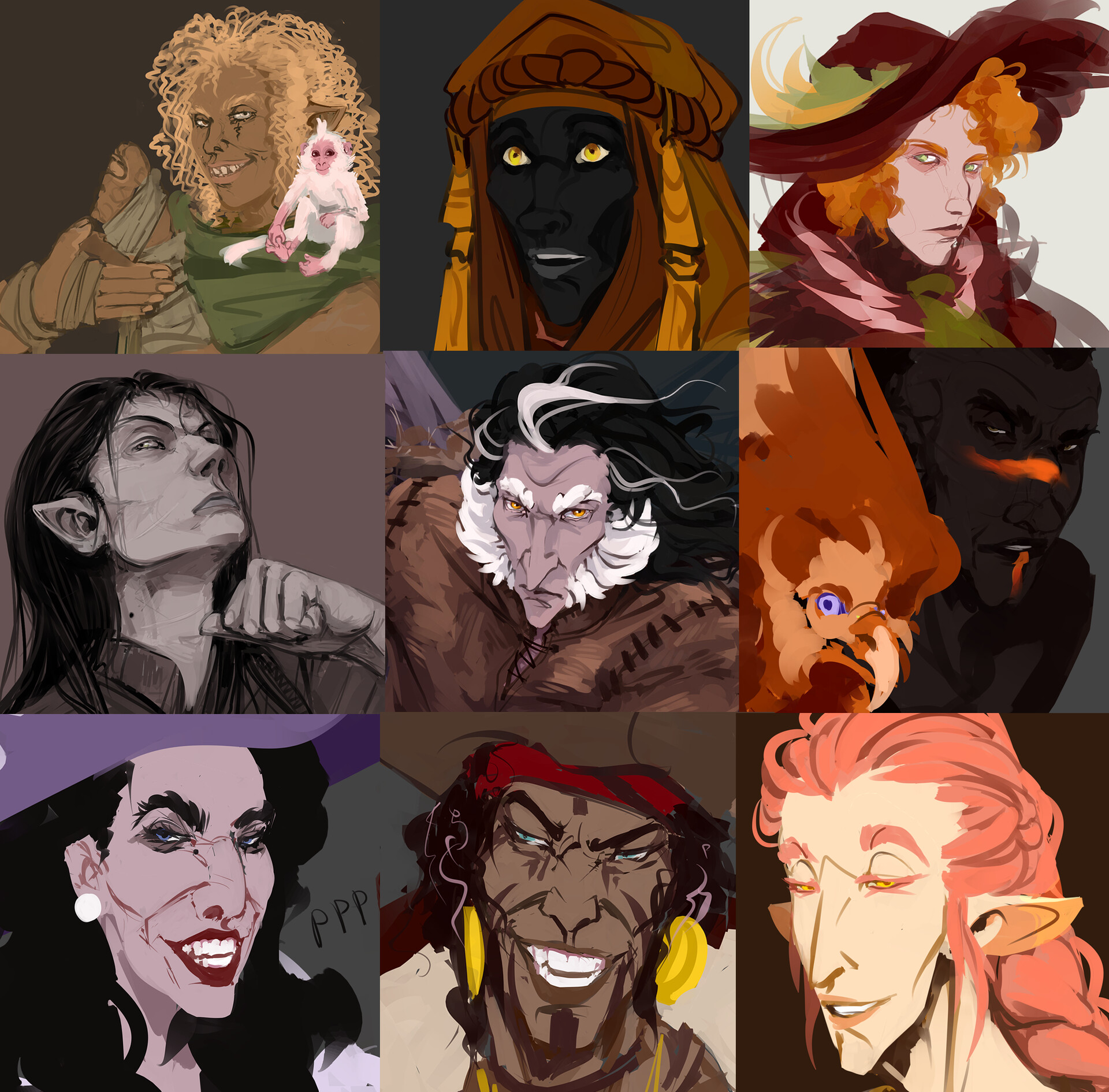 ArtStation - Pack of characters