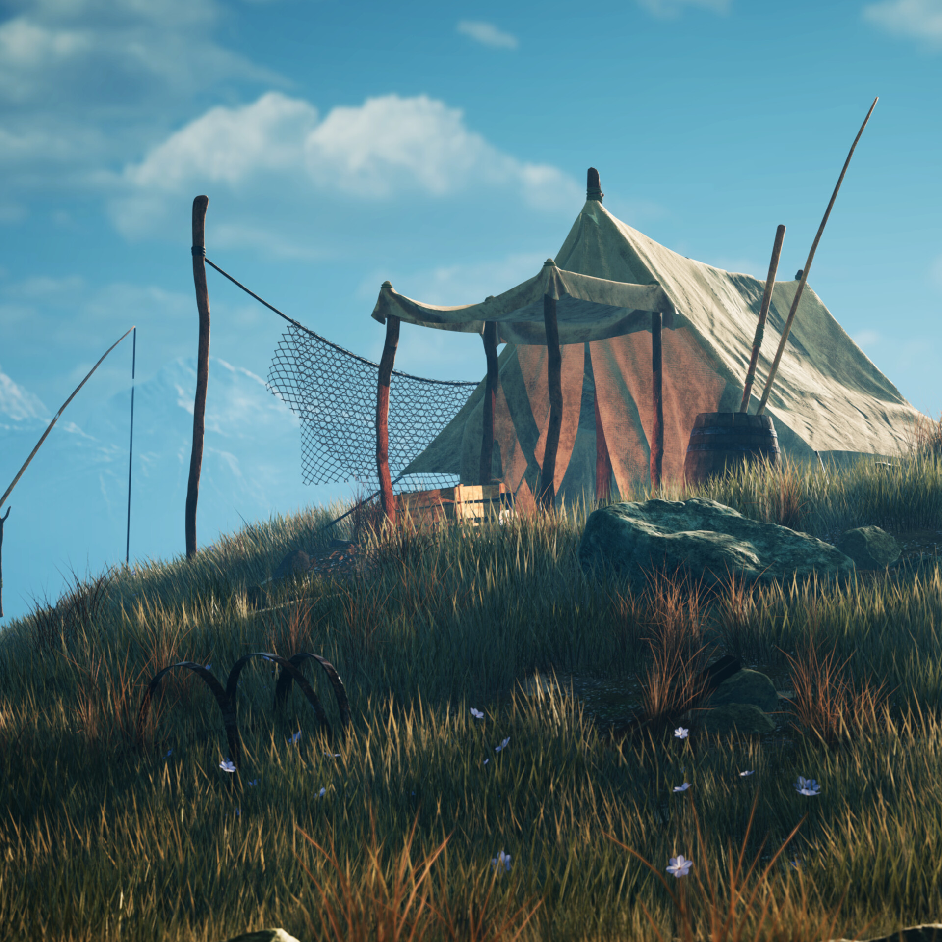 ArtStation - Fishing Camp Environment