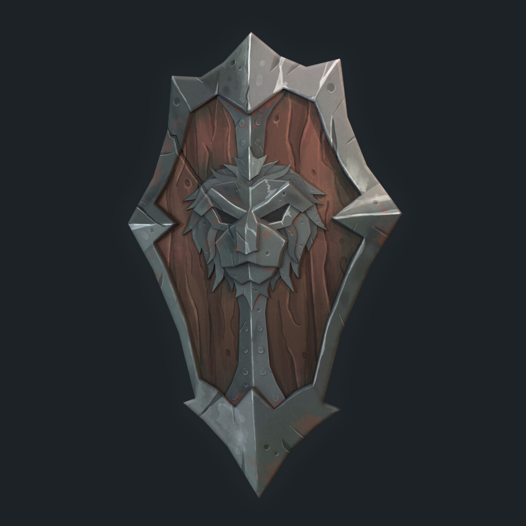 ArtStation - "Lion"_Shield