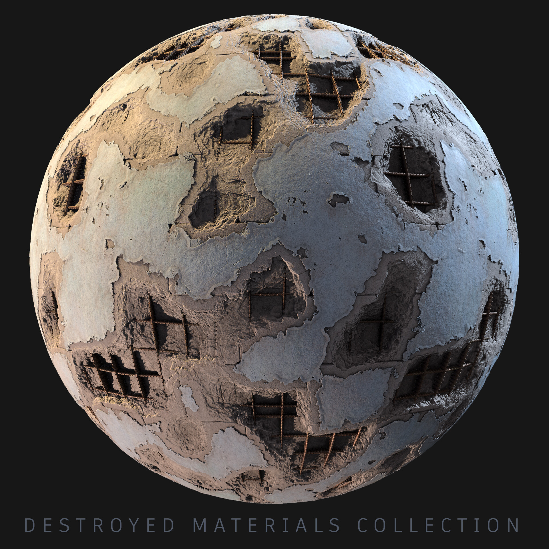 ArtStation - DESTROYED MATERIALS COLLECTION