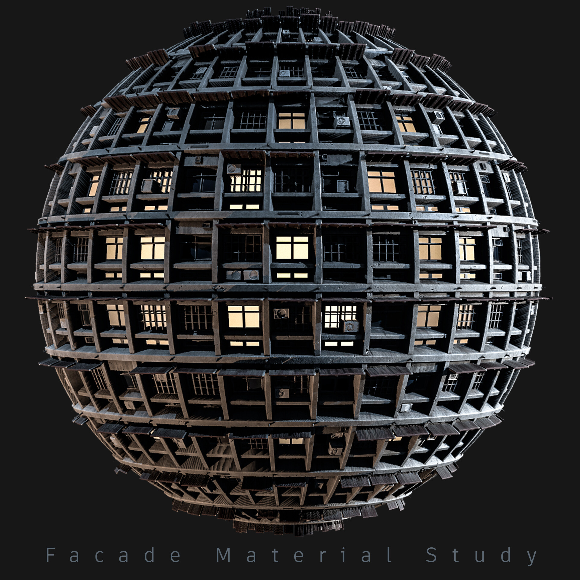 ArtStation - Facade Material Study