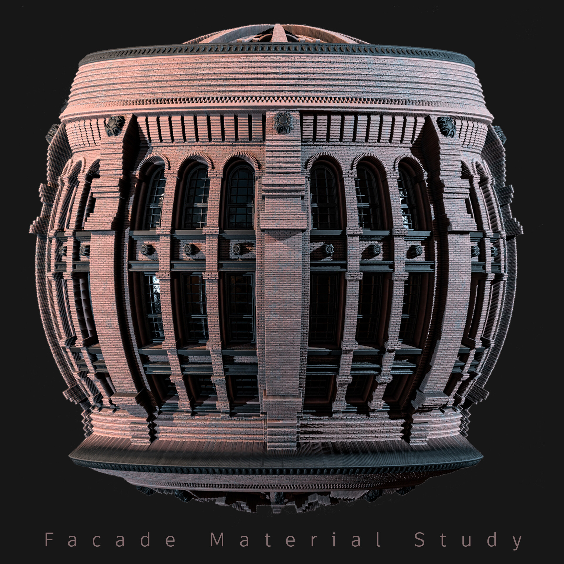 ArtStation - Facade Material Study