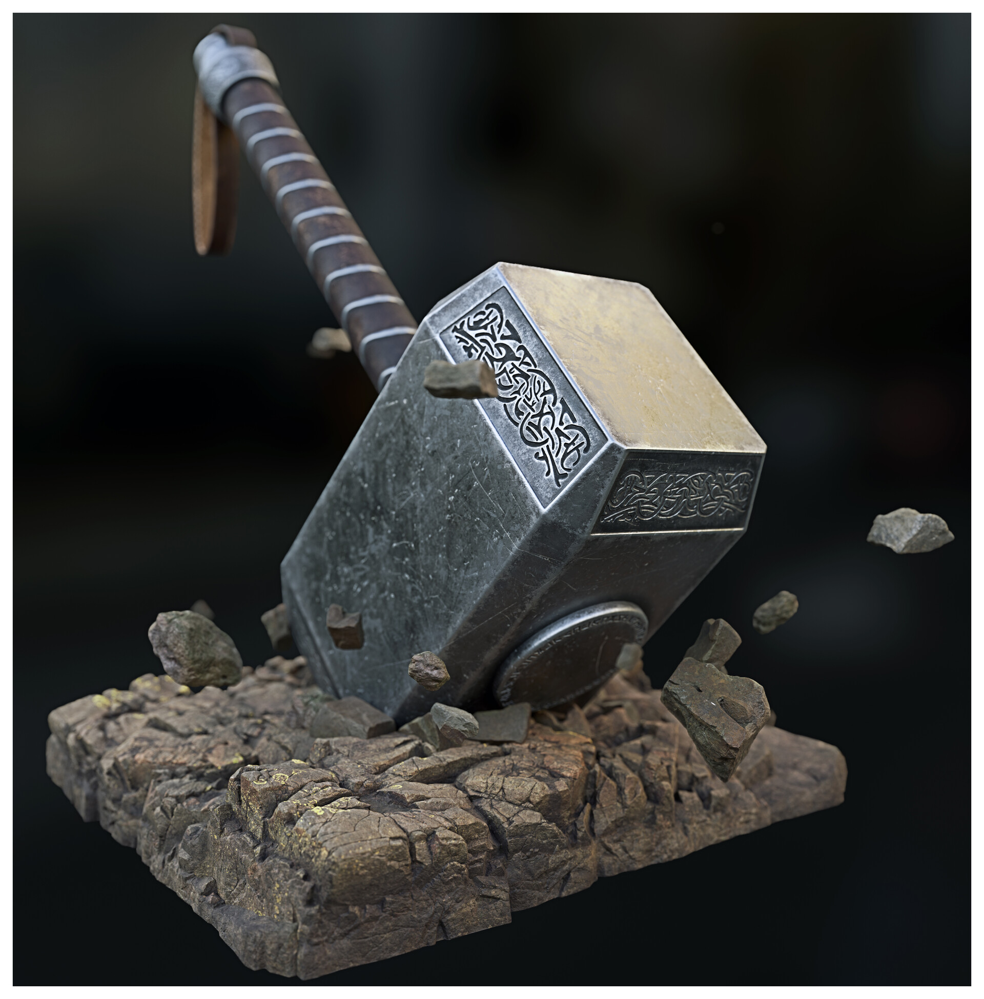 ArtStation - Mjollnir THOR'S Hammer