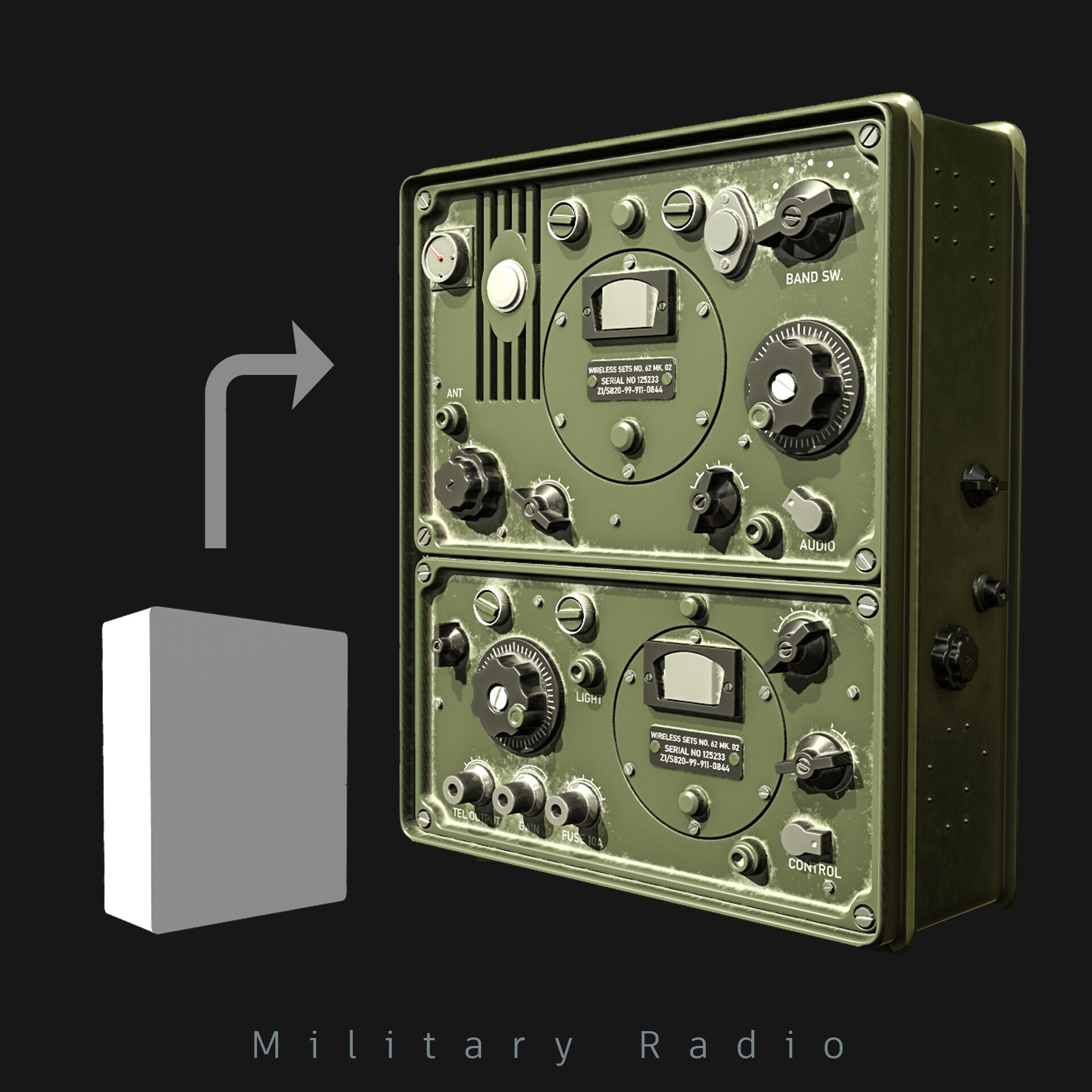 ArtStation - Military Radio