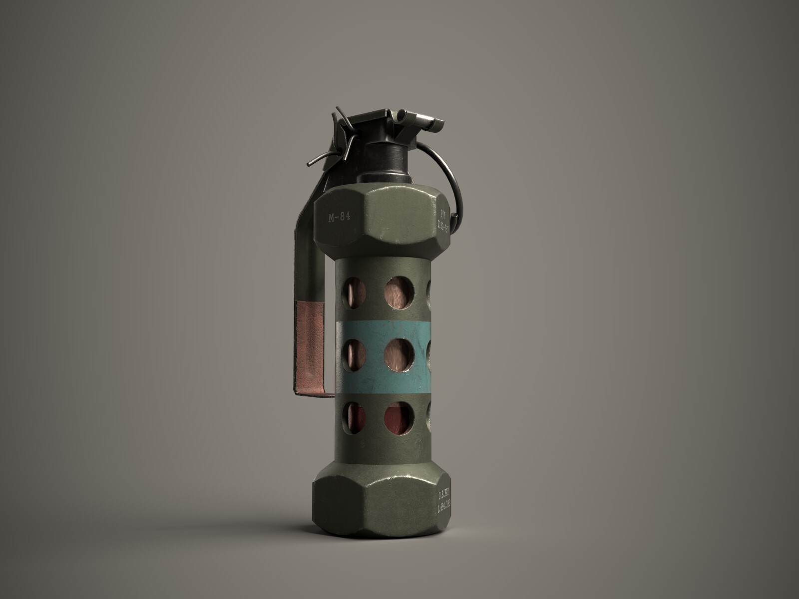 ArtStation - M84 stun grenade ("flashbang")