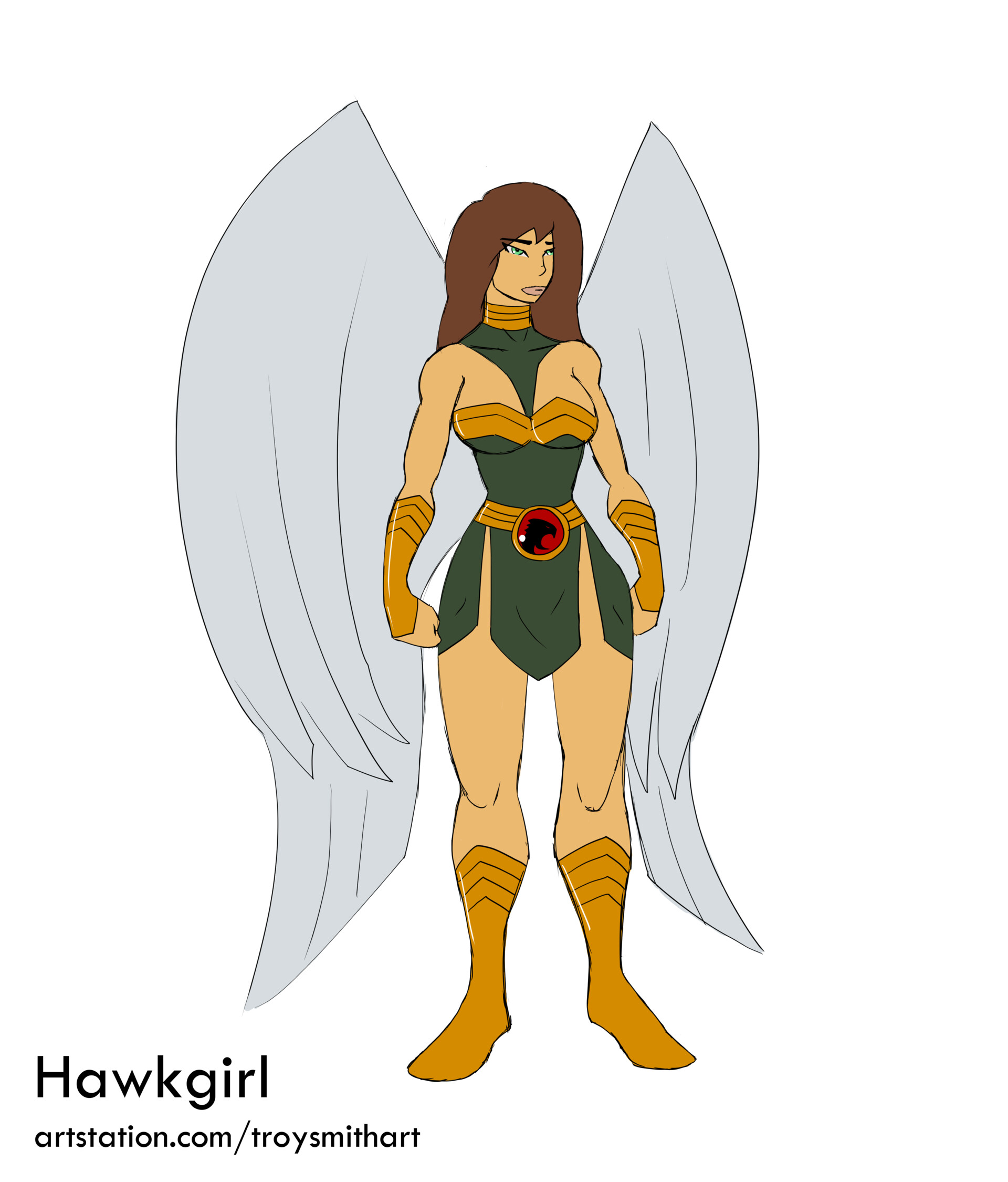 ArtStation - Hawkgirl (DC)