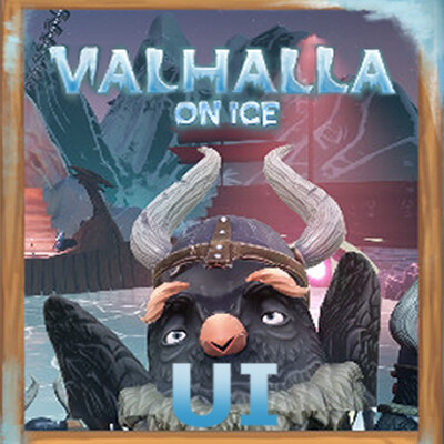 ArtStation - Valhalla on Ice UI [Ubisoft gamelab 2019]