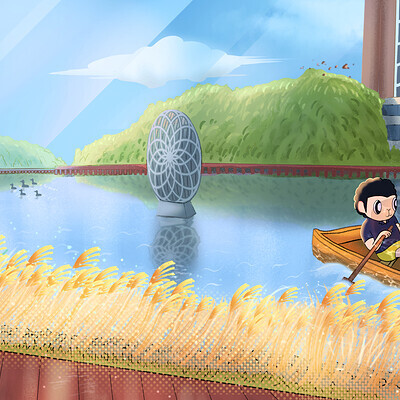 ArtStation - Dongtan Lakepark, South Korea