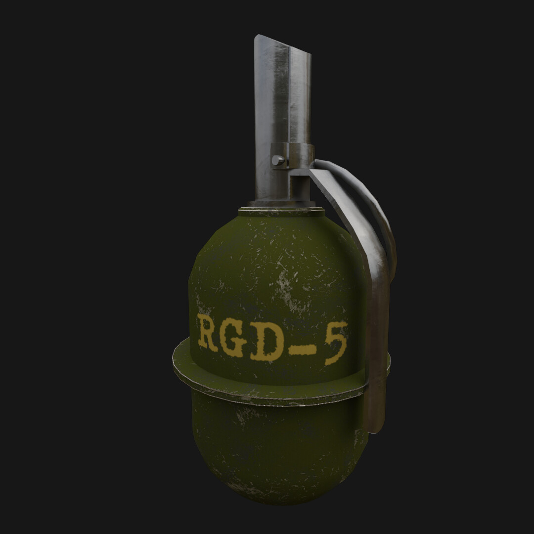 ArtStation - Soviet RGD-5 Grenade