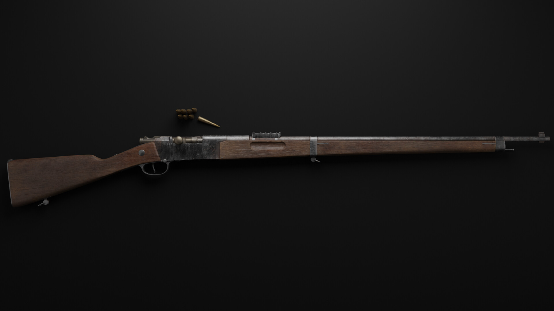 ArtStation - Lebel Model 1886 Rifle