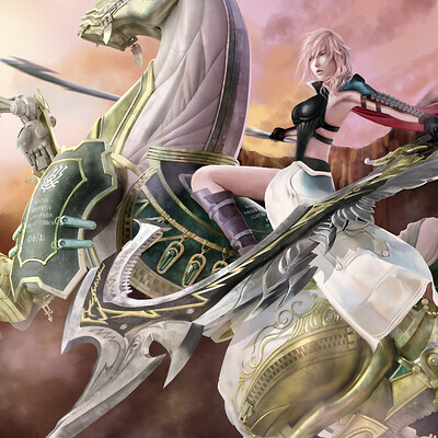 how to draw lightning from final fantasy 13