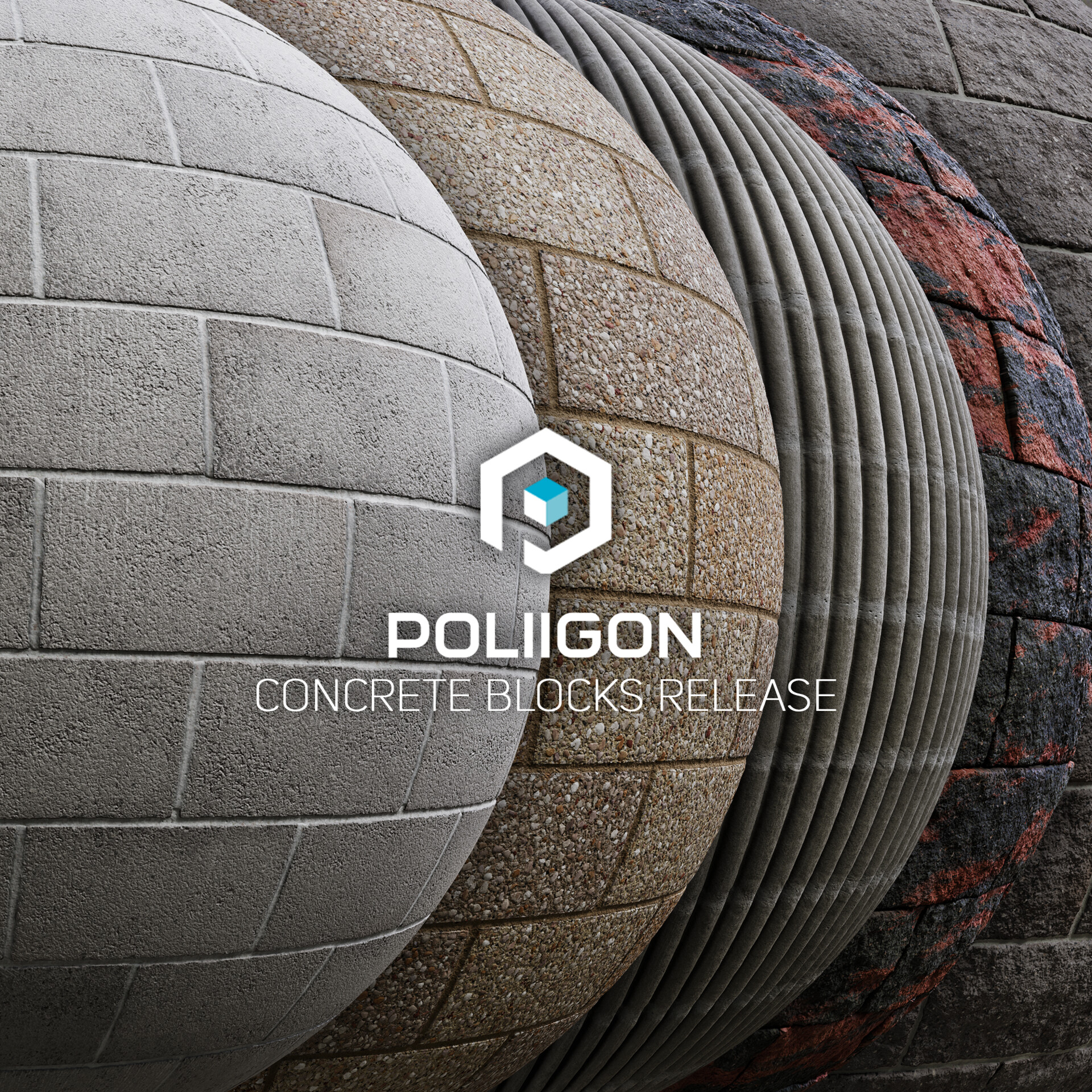 ArtStation - Concrete Blocks Release - Poliigon