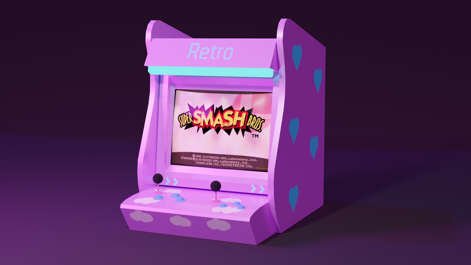 ArtStation - Mini Retro Arcade