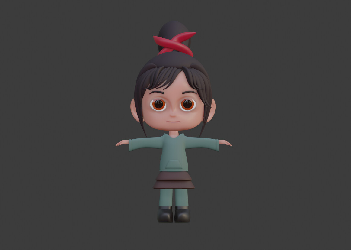 ArtStation - Vanellope (from Wreck it Ralph)