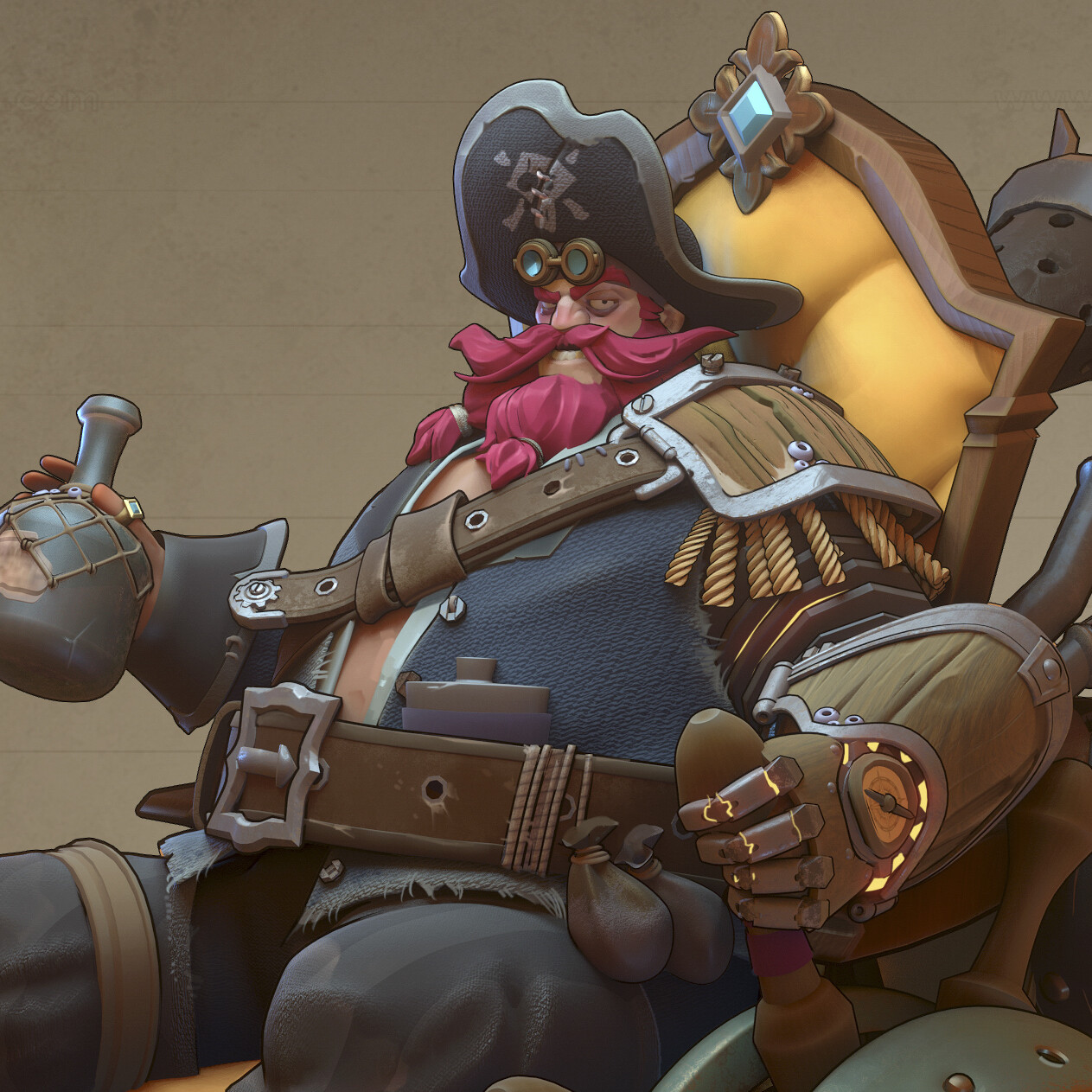 ArtStation - Captain Redbeard