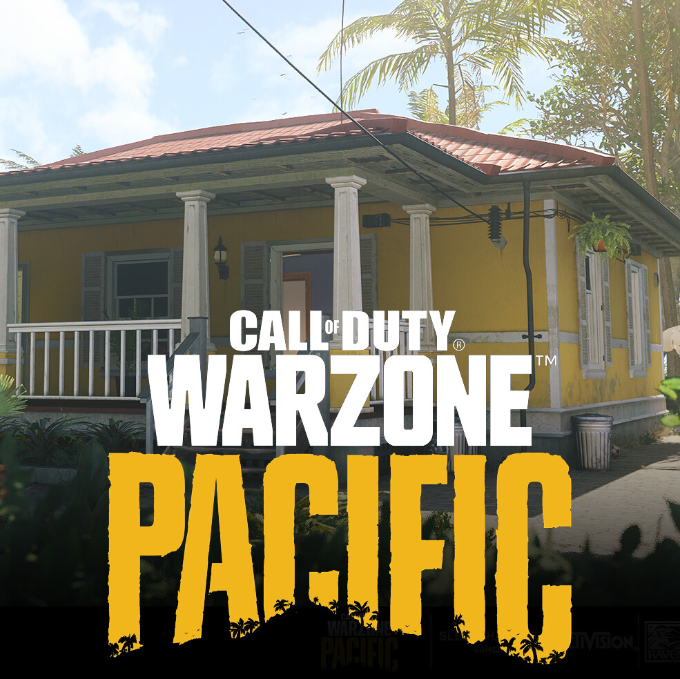 ArtStation - Suburbs small house - Call Of Duty : Warzone Caldera