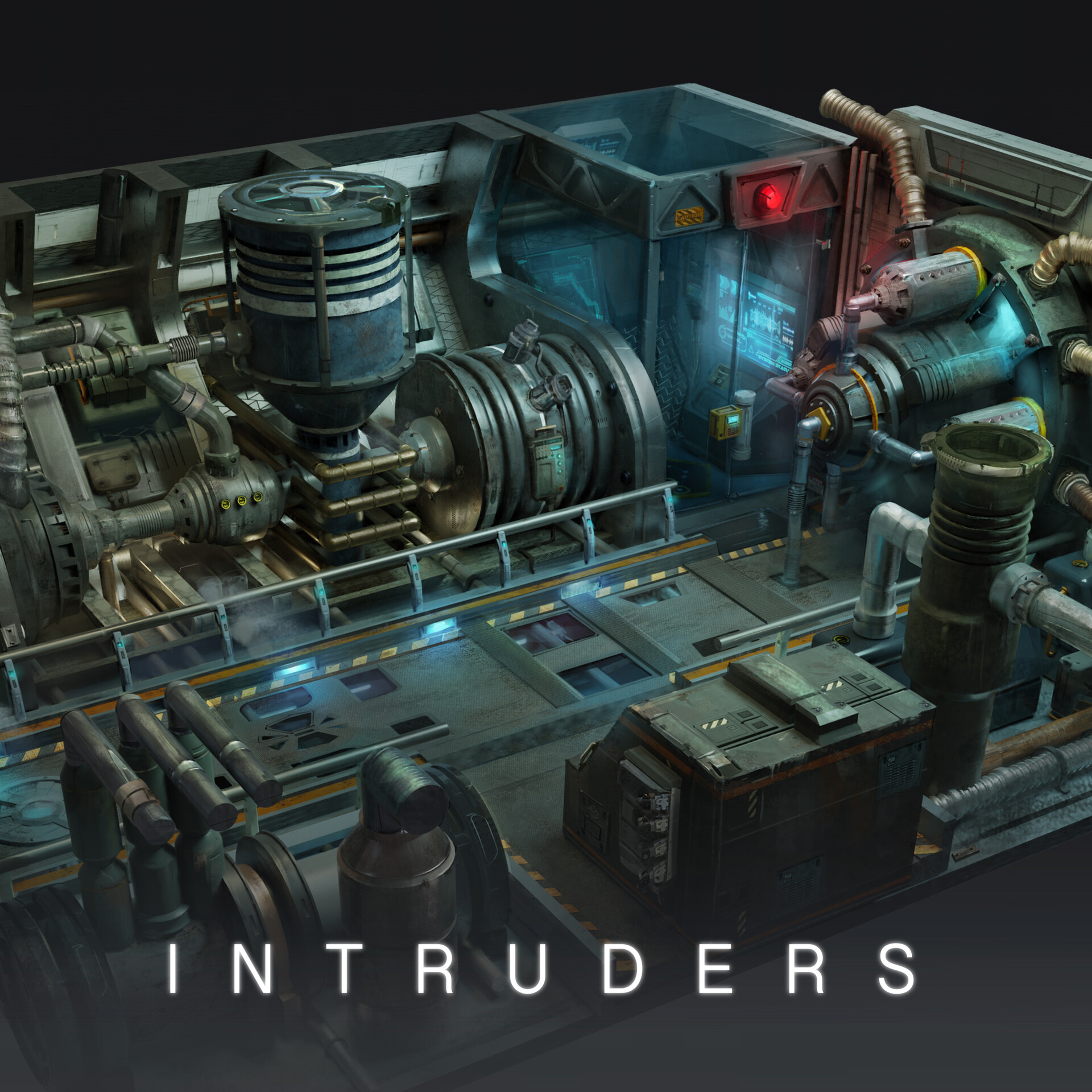 ArtStation - Intruders - Engine Room